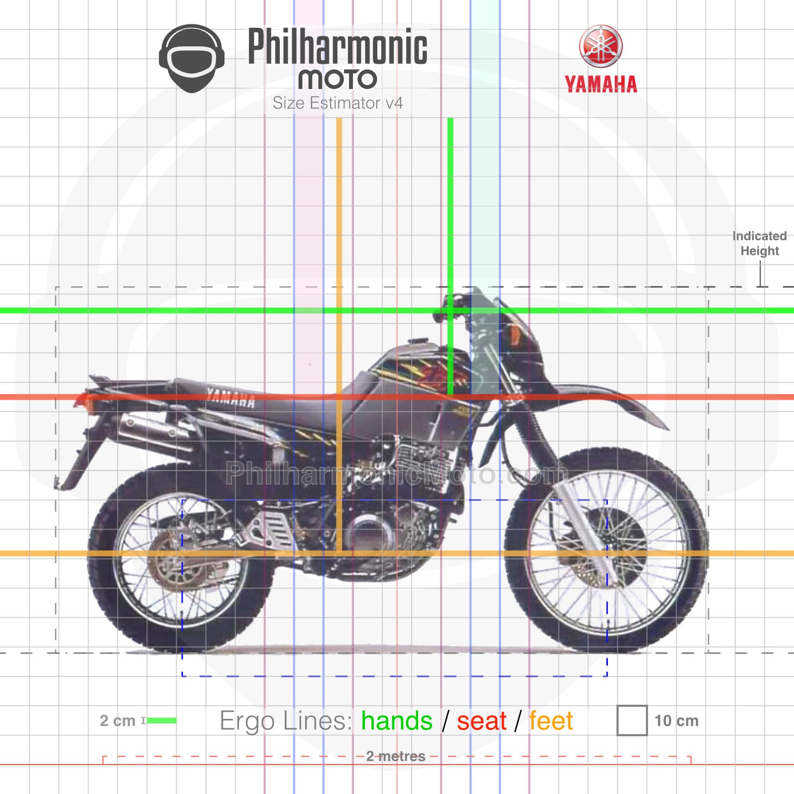 Yamaha XT600E / XT600K (1990-1994) - Specs and ergonomics